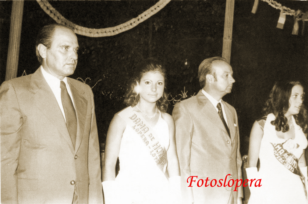 Las Damas de Honor de la Feria de los Cristos de Lopera del año 1973 ...