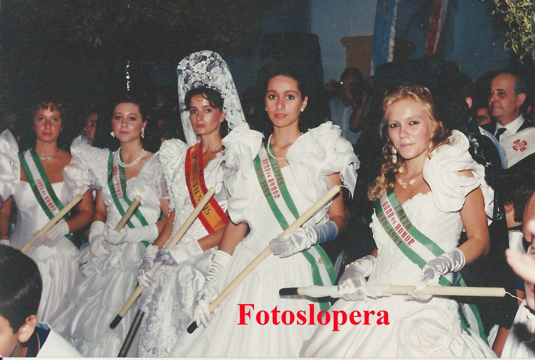 Recuerdo de la Reina y Damas de Honor Mayores de la Feria de los ...